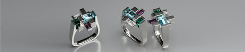Moore Design- Bold, minimalist, modern jewelry designs by Stuart Moore